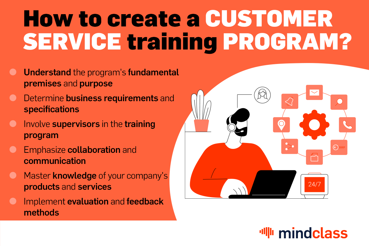 How to create a customer service training program? - mindclass